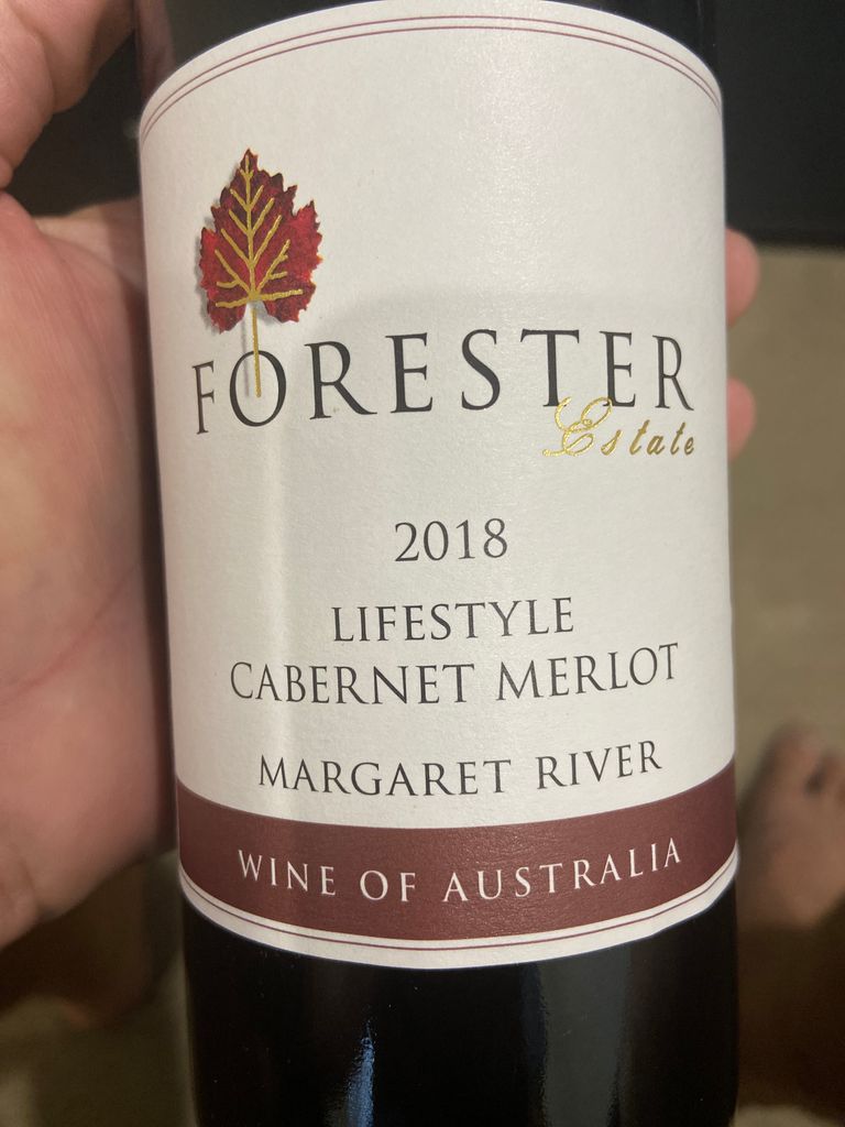 2020 Forester Estate Lifestyle Cabernet Merlot, Australia, Western ...