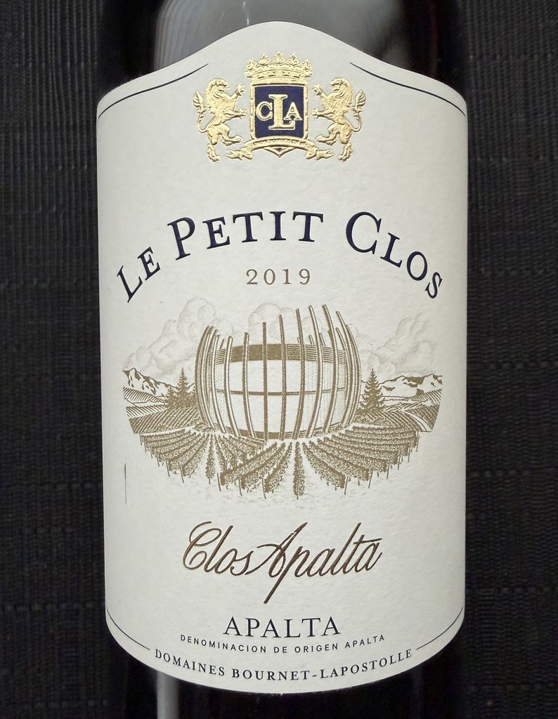 2019 Clos Apalta Le Petit Clos, Chile, Rapel Valley, Colchagua Valley ...