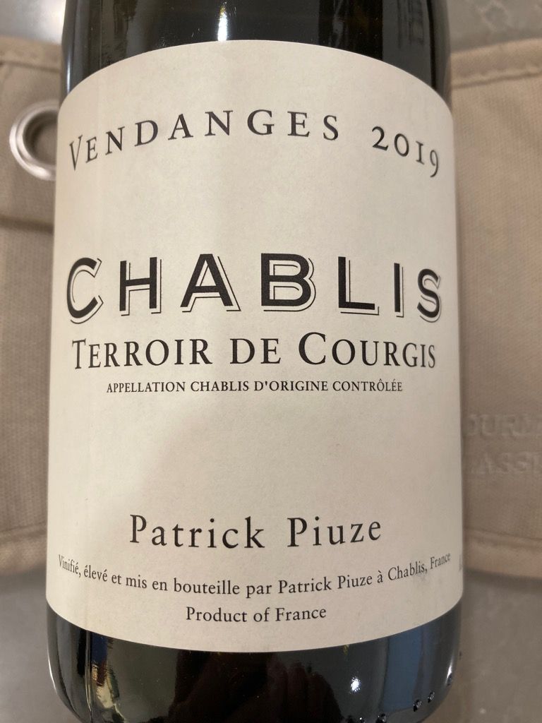 2019 Patrick Piuze Chablis Terroir de Courgis, France, Burgundy ...