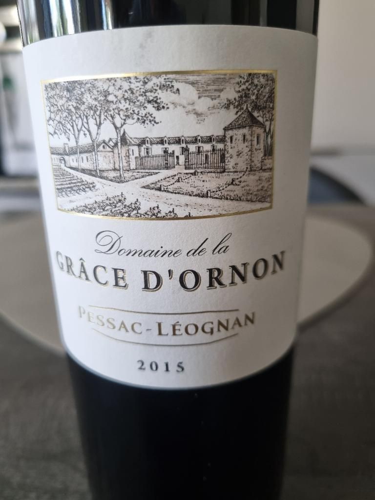 2015 Domaine de la Grace D'Ornon, France, Bordeaux, Graves, Pessac ...