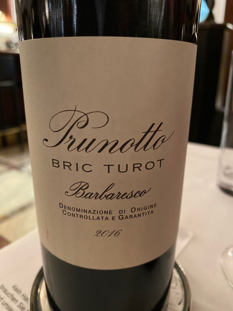 2016 Prunotto Barbaresco Bric Turot, Italy, Piedmont, Langhe ...
