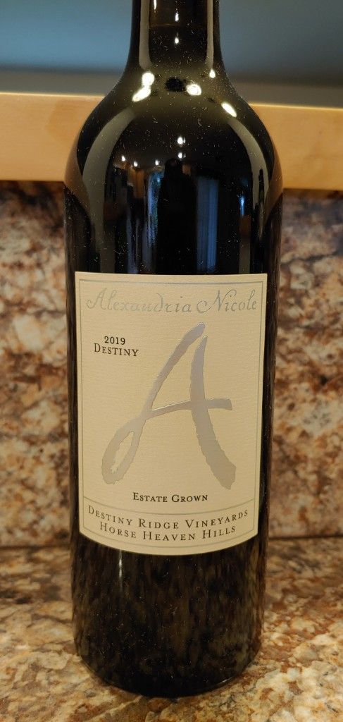 2019 Alexandria Nicole Destiny Destiny Ridge Vineyards, USA, Washington ...