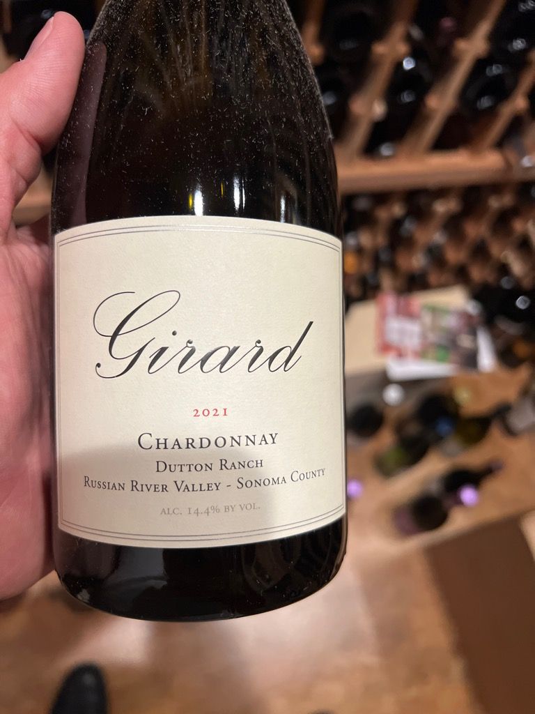 2021 Girard Chardonnay Dutton Ranch Mill Station Vineyard, USA ...