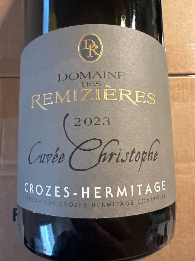 2024 Domaine des Rémizières Crozes-Hermitage Blanc Cuvée Christophe ...