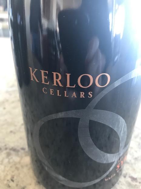 2011 Kerloo Cellars Syrah Les Collines Vineyard, USA, Washington ...