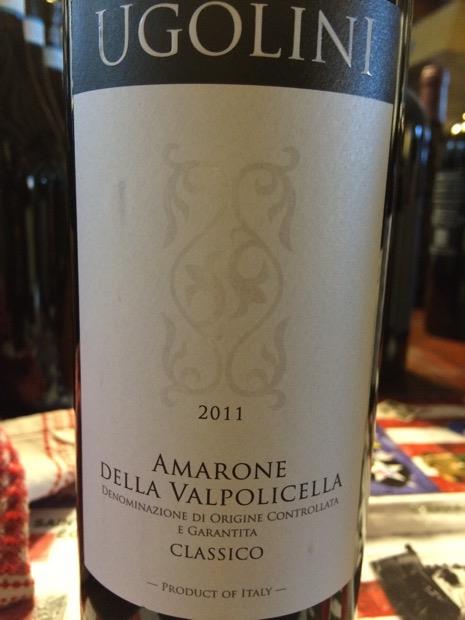 2011 Ugolini Amarone della Valpolicella Classico valle alta, Italy, Veneto, Valpolicella ...