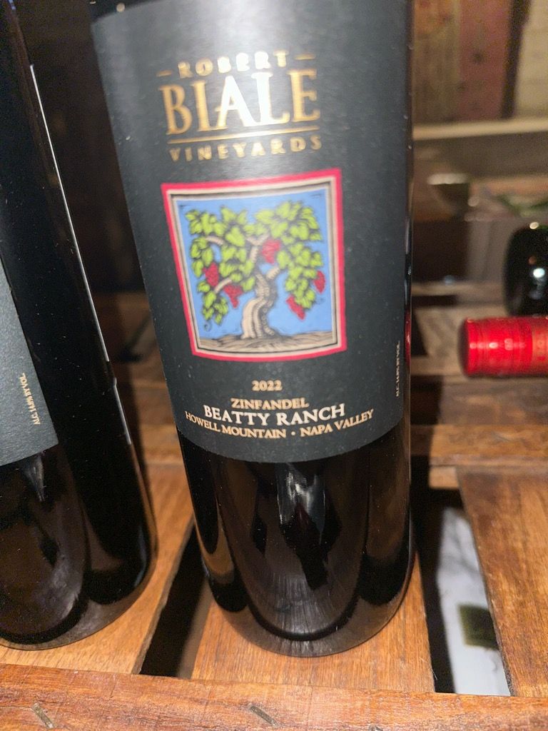 2023 Robert Biale Zinfandel Beatty Ranch, USA, California, Napa Valley ...