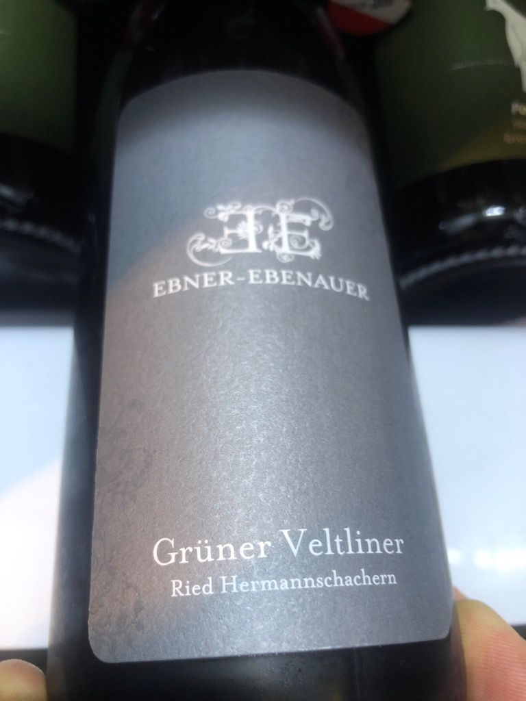 2020 Ebner-Ebenauer Grüner Veltliner Hermanschachern, Austria ...
