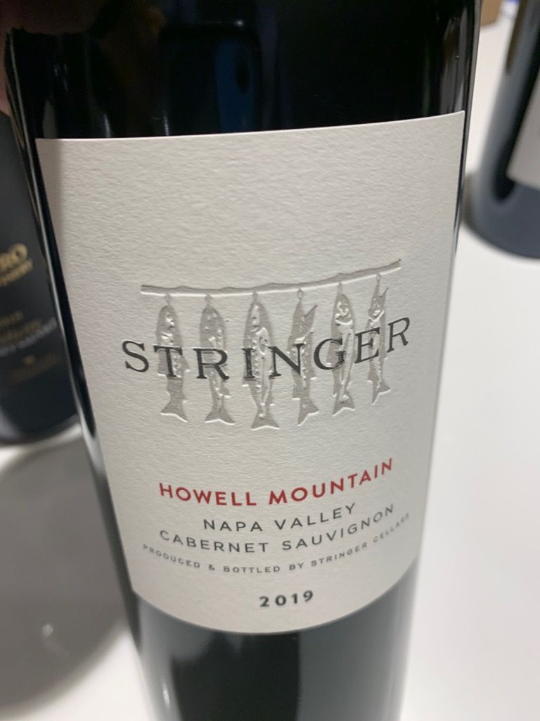 2019 Stringer Cellars Cabernet Sauvignon Howell Mountain, USA ...