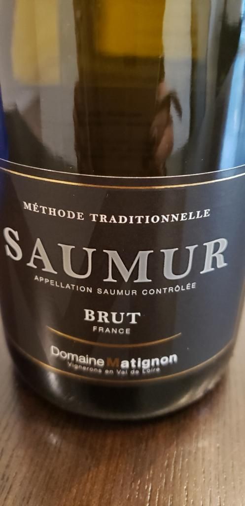 NV Domaine Matignon Saumur Méthode Traditionelle, France, Loire Valley ...