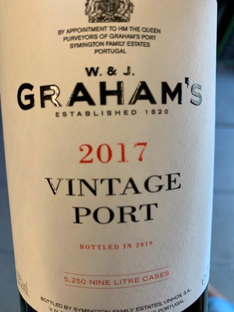 2017 Graham Porto Vintage, Portugal, Douro, Porto - CellarTracker