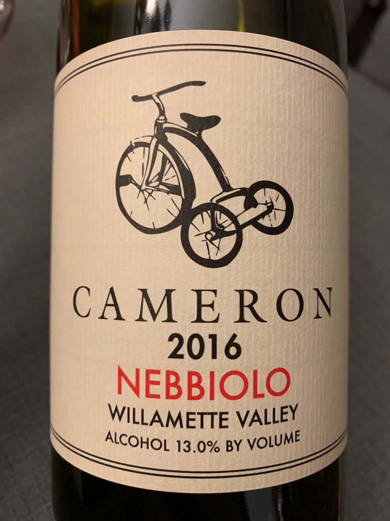 2016 Cameron Nebbiolo, USA, Oregon, Willamette Valley - CellarTracker