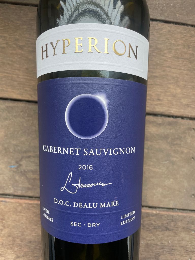 2009 Cramele Halewood Cabernet Sauvignon Hyperion Limited Release ...