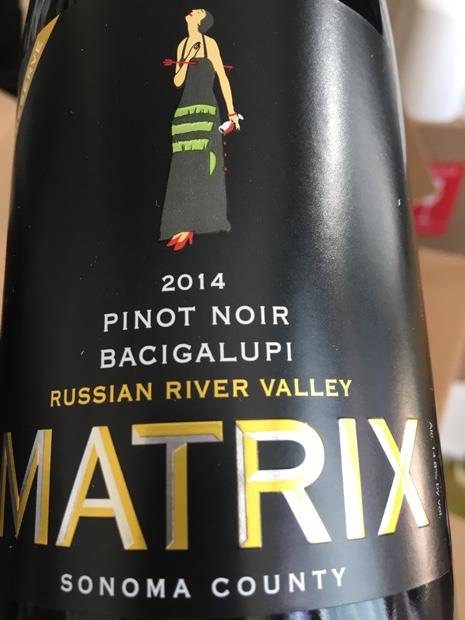 2020 Matrix Pinot Noir Reserve Bacigalupi Vineyard, USA, California ...