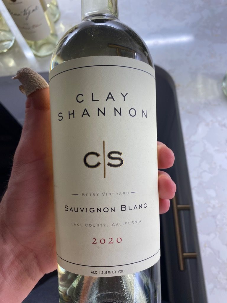 2021 Clay Shannon Sauvignon Blanc Betsy Vineyard, USA, California ...