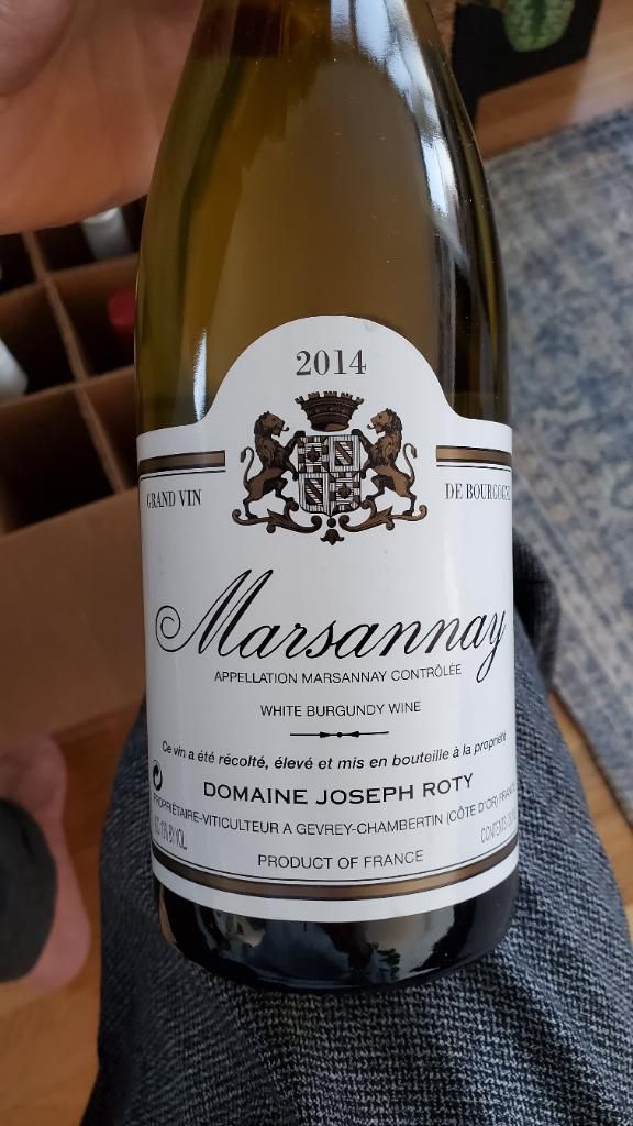 2015 Domaine Joseph Roty Marsannay Blanc, France, Burgundy, Côte de ...
