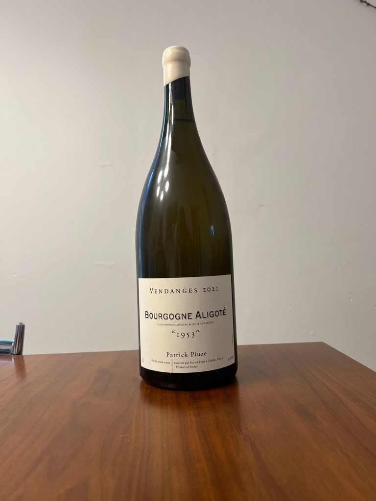 2021 Patrick Piuze Bourgogne-Aligoté "1953", France, Burgundy ...