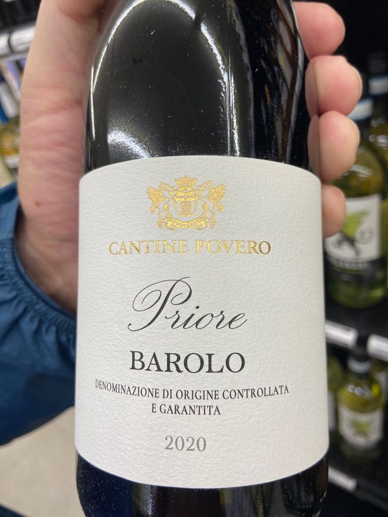 2020 Cantine Povero Barolo Priore, Italy, Piedmont, Langhe, Barolo ...