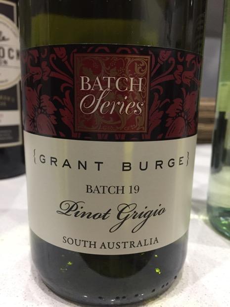 2015 Grant Burge Pinot Grigio Batch 19, Australia, South Australia ...