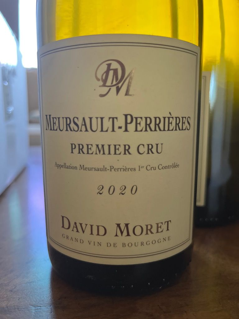 2019 David Moret Meursault 1er Cru Les Perrières, France, Burgundy ...