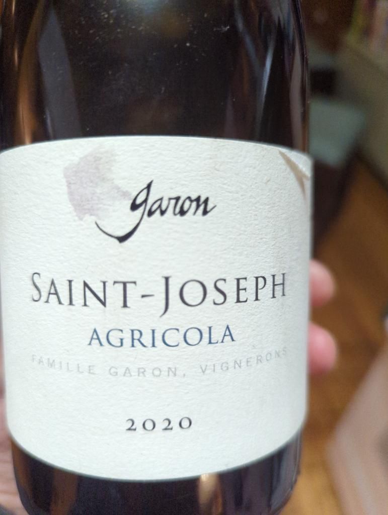 2021 Domaine Garon St. Joseph Agricola, France, Rhône, Northern Rhône ...