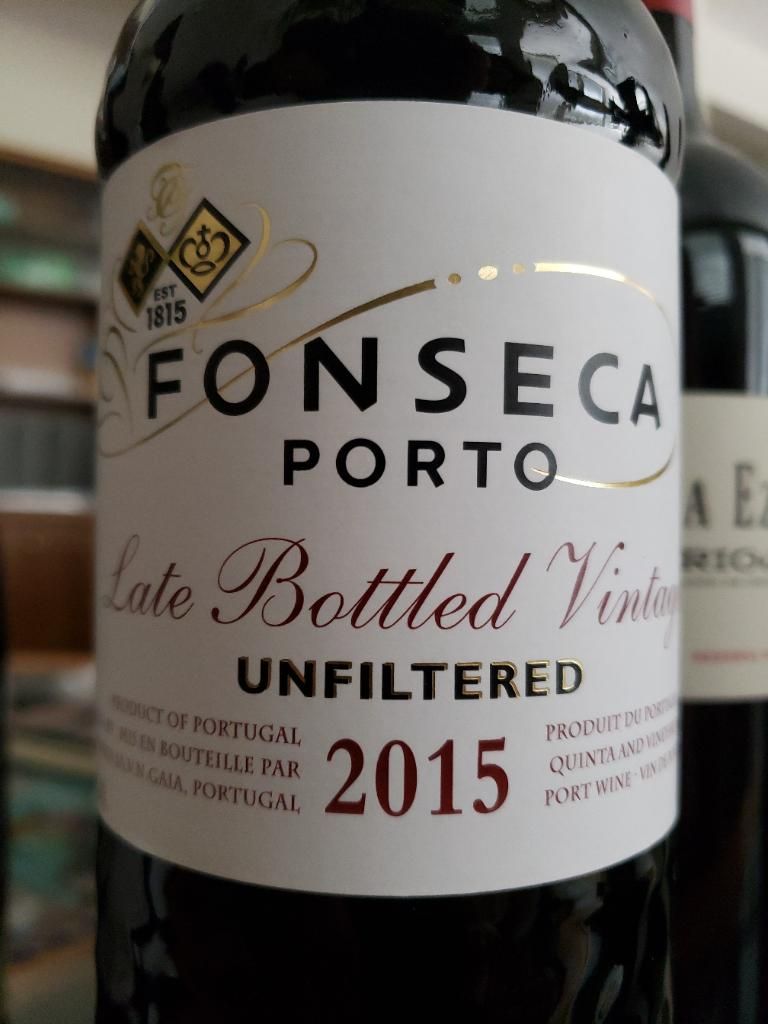 2015 Fonseca Porto Late Bottled Vintage Unfiltered, Portugal, Douro ...
