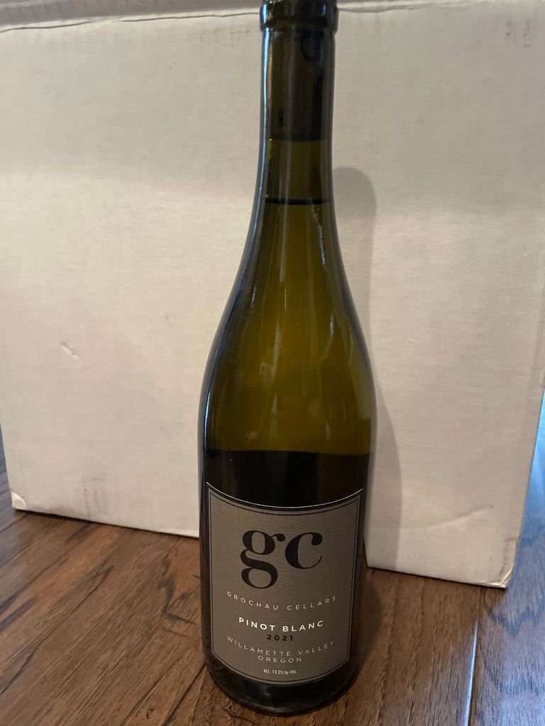 2021 Grochau Cellars Pinot Blanc, USA, Oregon, Willamette Valley ...