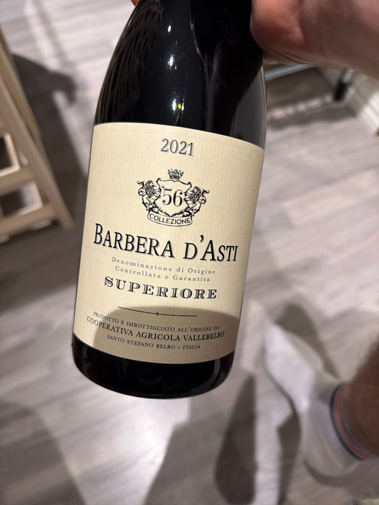 2021 Vallebelbo Barbera d'Asti Superiore Collezione '56, Italy ...