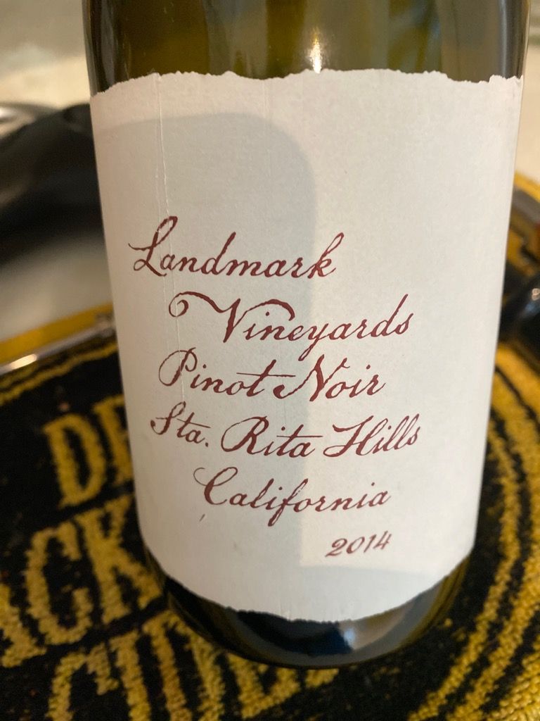 2014 Landmark Pinot Noir Solomon Hills Vineyard, USA, California ...