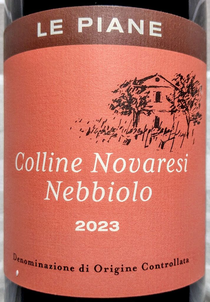 2023 Le Piane Nebbiolo Colline Novaresi, Italy, Piedmont, Northern ...