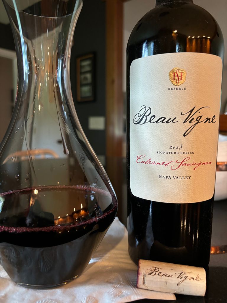 2018 Beau Vigne Cabernet Sauvignon Reserve, USA, California, Napa ...