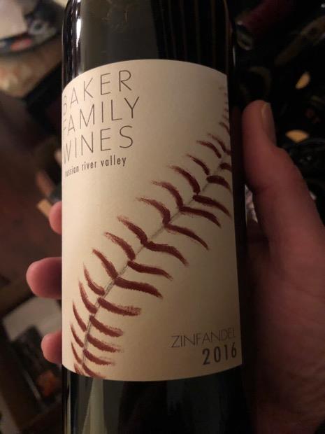 2017 Baker Family Wines Zinfandel, USA, California, Sonoma County ...