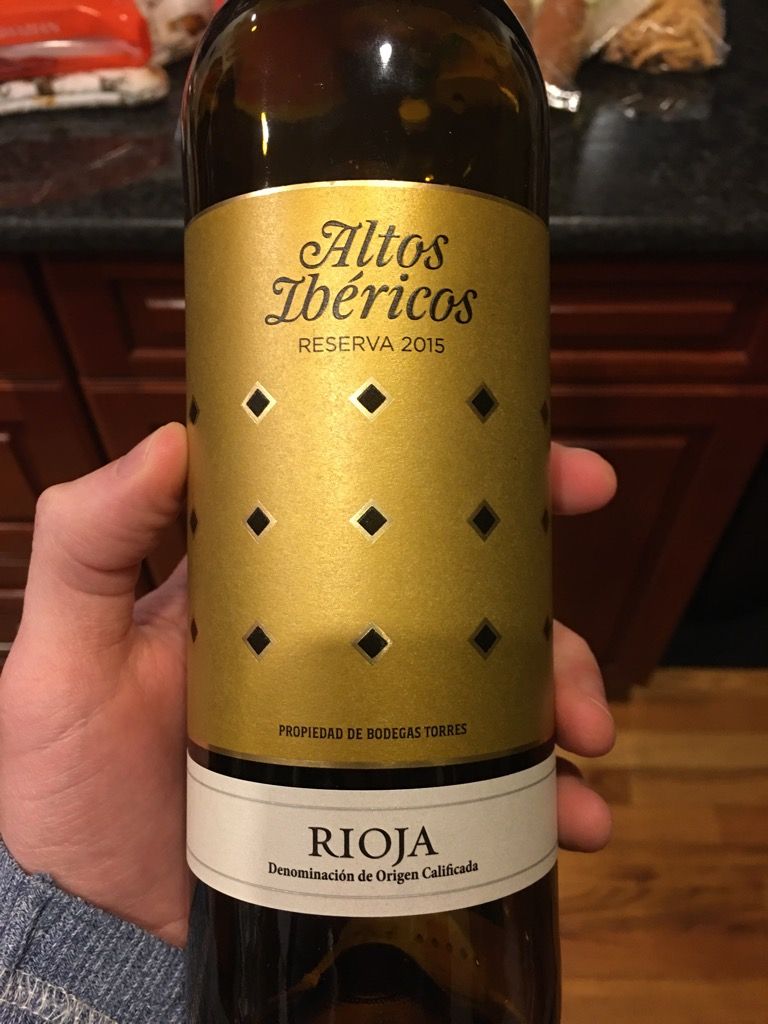 2015 Torres Altos Ibéricos Rioja Reserva, Spain, La Rioja, Rioja ...