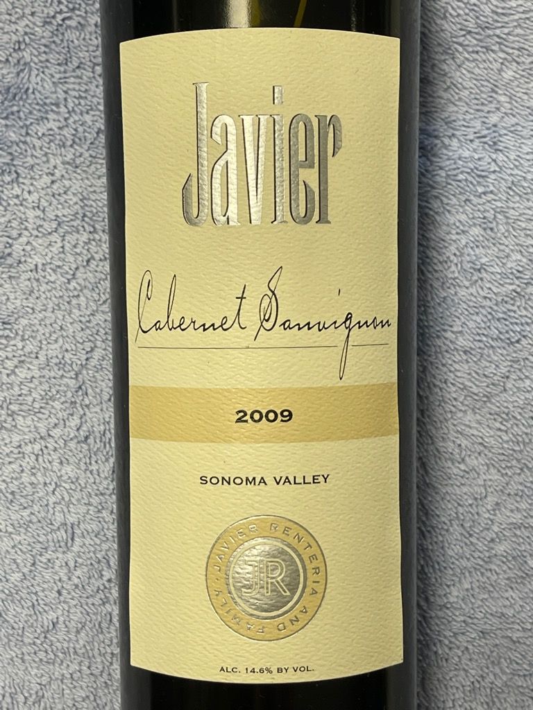2009 Javier Renteria Cabernet Sauvignon, USA, California, Sonoma County ...