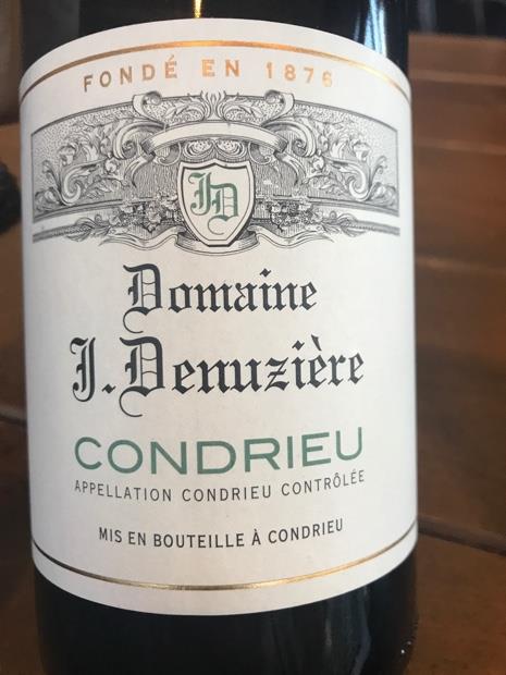 2010 J. Denuzière Condrieu, France, Rhône, Northern Rhône, Condrieu ...