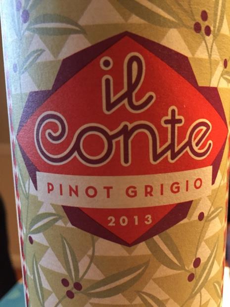 2013 Il Conte Pinot Grigio, Italy, Veneto, Veneto IGT - CellarTracker