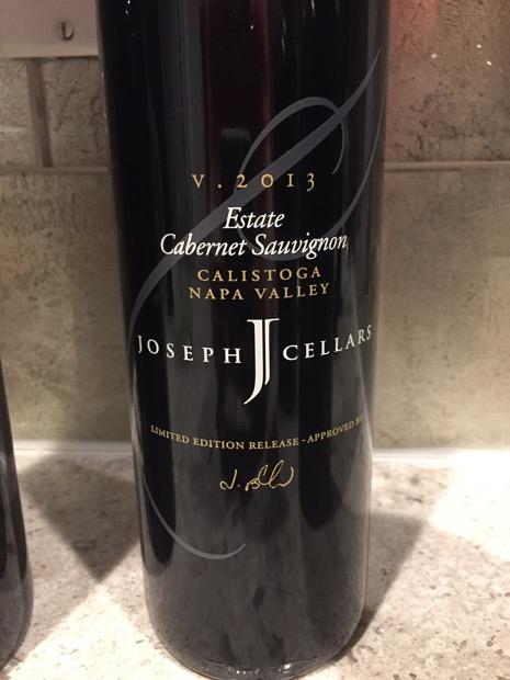 2013 Joseph Cellars Cabernet Sauvignon, USA, California, Napa Valley ...