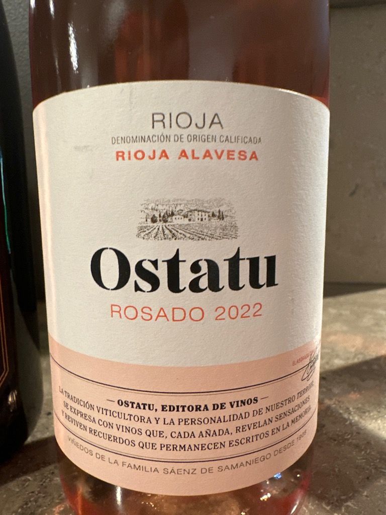 2022 Bodegas Ostatu Rioja Rosado, Spain, La Rioja, La Rioja Alavesa ...