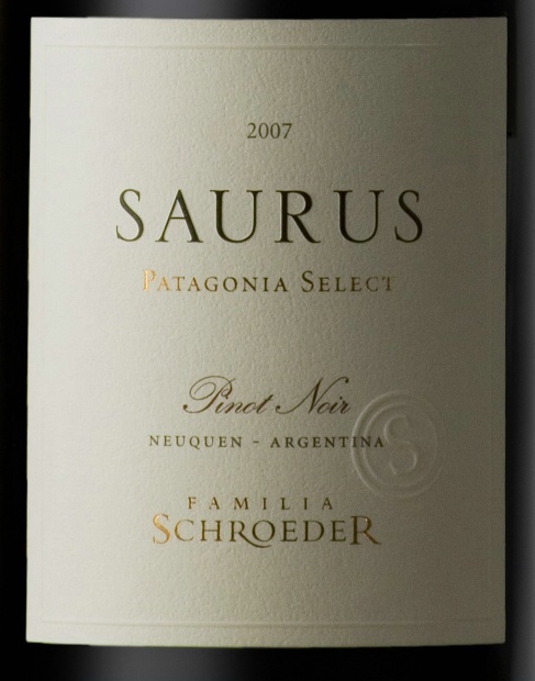 2007 Bodega Familia Schroeder Pinot Noir Saurus, Argentina, Patagonia ...