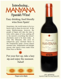 2006 Bodegas San Valero Tempranillo Cariñena Manyana, Spain, Aragón ...