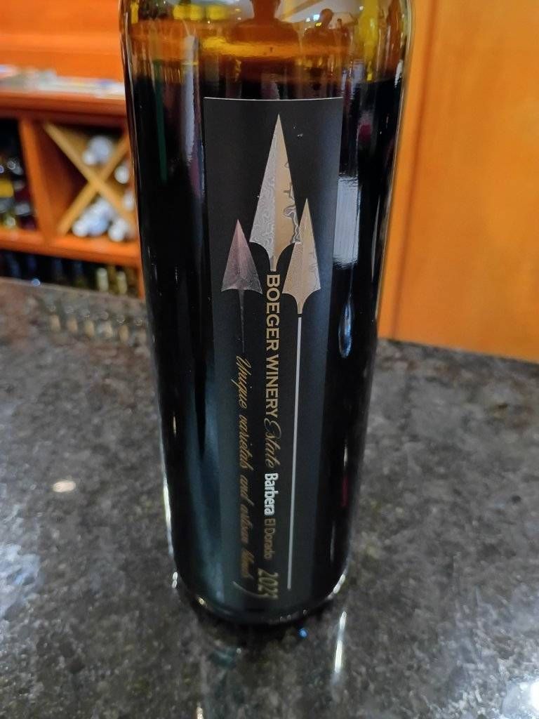 2023 Boeger Winery Barbera El Dorado, USA, California, Sierra Foothills ...