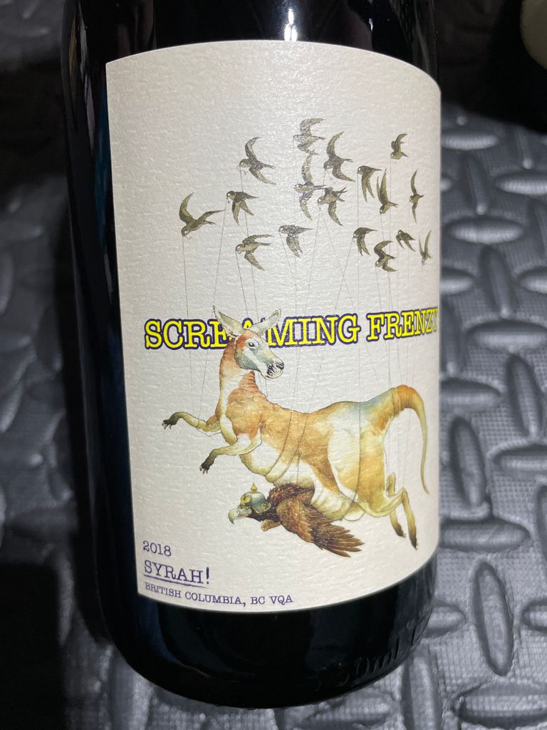 2020 The Hatch Syrah Screaming Frenzy, Canada, British Columbia ...
