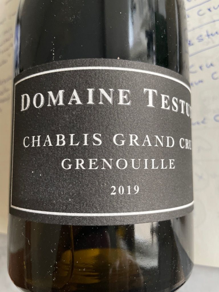 2019 Domaine Testut Chablis Grand Cru Grenouilles, France, Burgundy ...