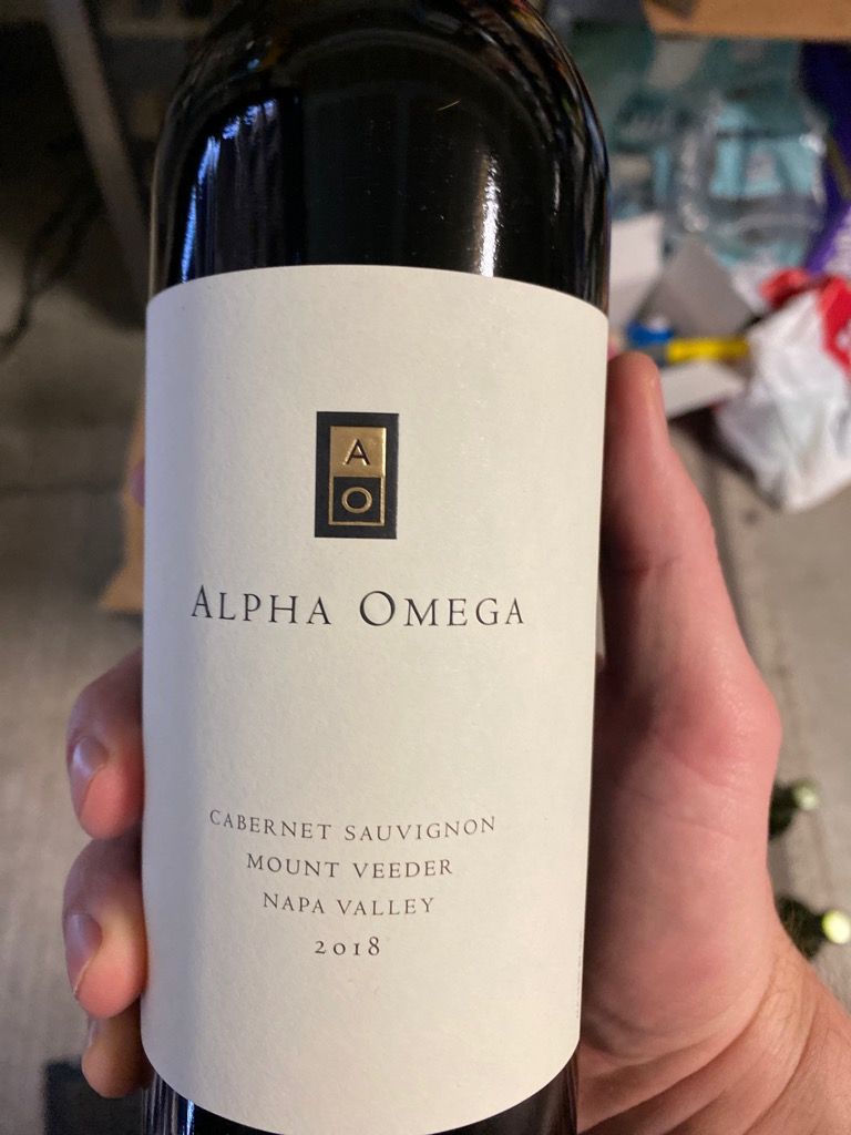 2018 Alpha Omega Cabernet Sauvignon Mt. Veeder, USA, California, Napa ...