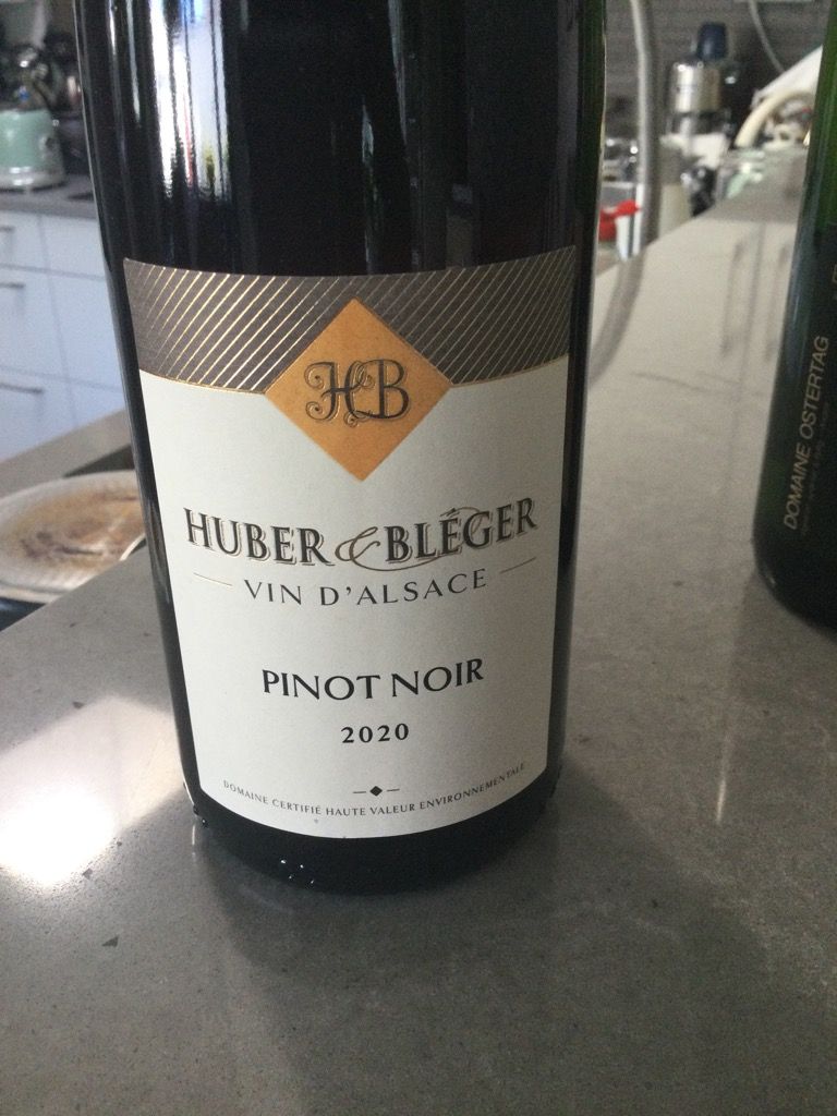 2019 Huber & Bleger Pinot Noir, France, Alsace - CellarTracker
