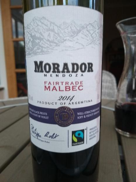 2016 Sainsbury's Malbec Taste the Difference Fairtrade Morador ...
