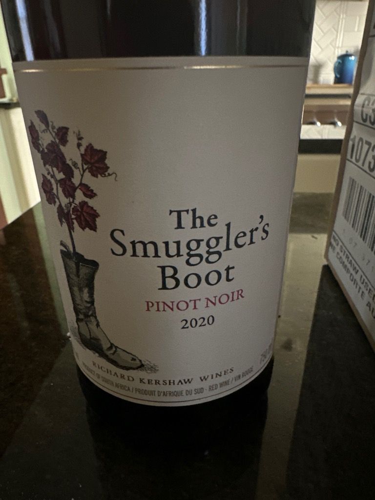 2020 Richard Kershaw Wines Pinot Noir The Smuggler's Boot, South Africa ...