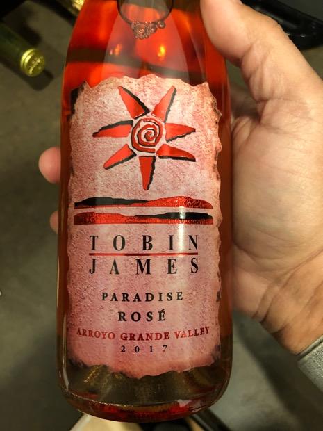 2017 Tobin James Syrah Paradise Rosé, USA, California, Central Coast ...
