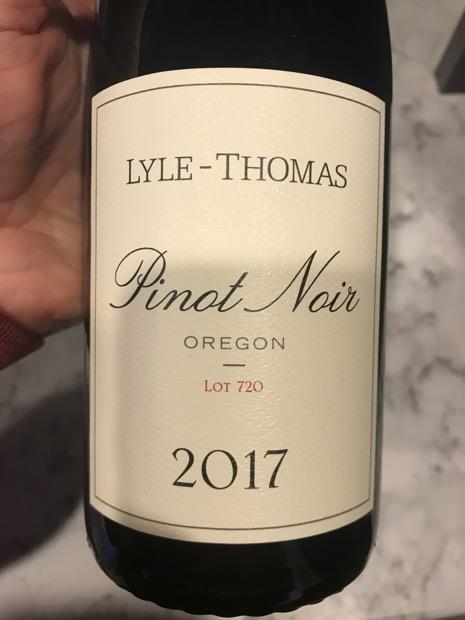 2016 Small World Wine Co. Pinot Noir Lyle-Thomas Lot 720, USA, Oregon ...