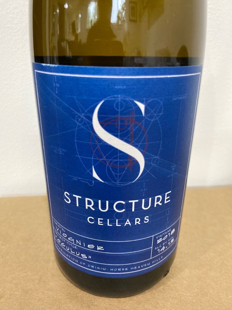 2018 Structure Cellars Viognier Oculus, USA, Washington, Columbia ...